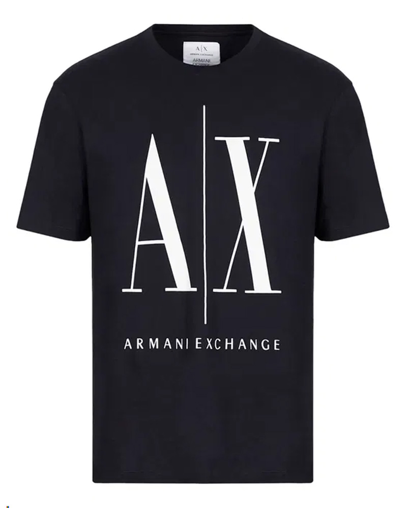 Armani Exchange Men T Shirt With Print Black XXL